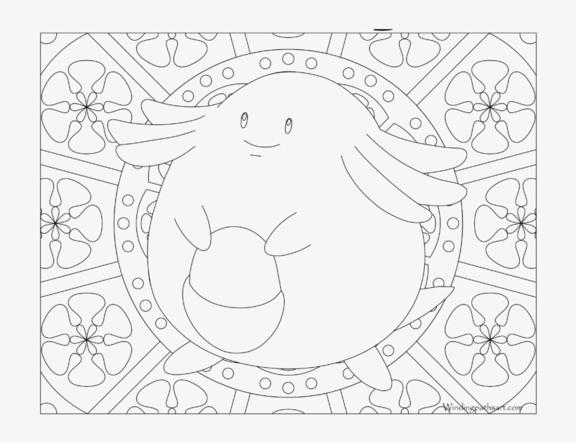 Download Adult Pokemon Coloring Page Chansey - Pokemon Adult Coloring ...