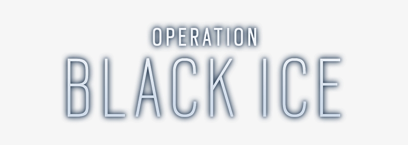 Black Ice Title Logo - Rainbow Six Operation Png PNG Image ...