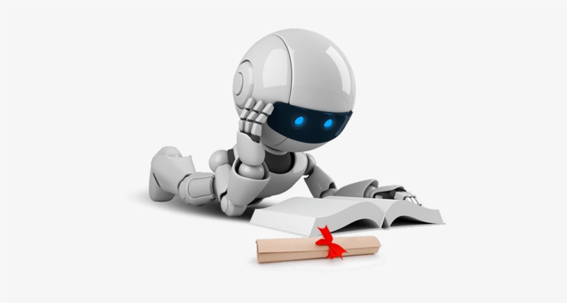 Download Robot Reading - Machine Learning Png | Transparent PNG ...