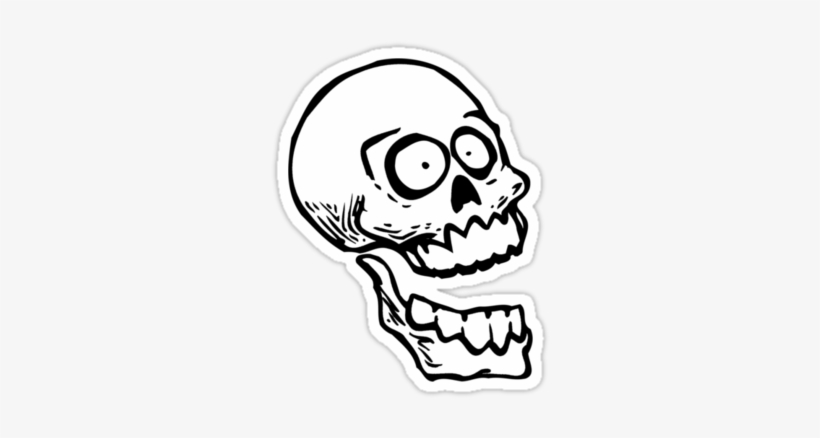 Funny Skull Stickers By Muhammadather - Funny Skull Stickers PNG Image ...