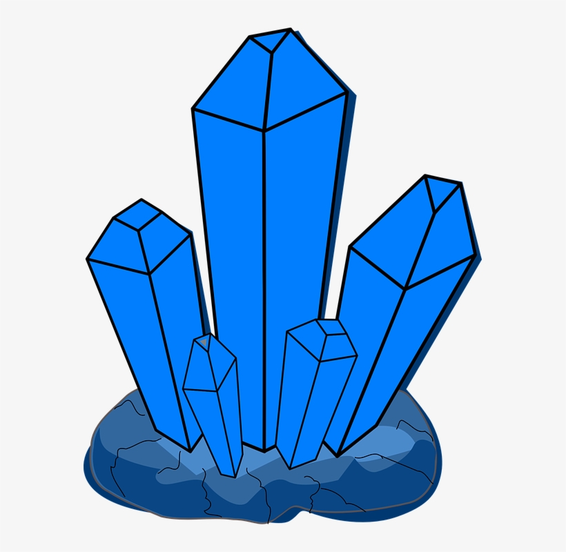 Crystal Blue Growth - Crystal Cartoon Png PNG Image | Transparent PNG ...