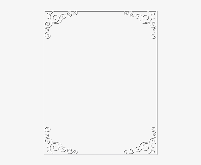 Download White Frame Transparent Image - Paper Product | Transparent ...
