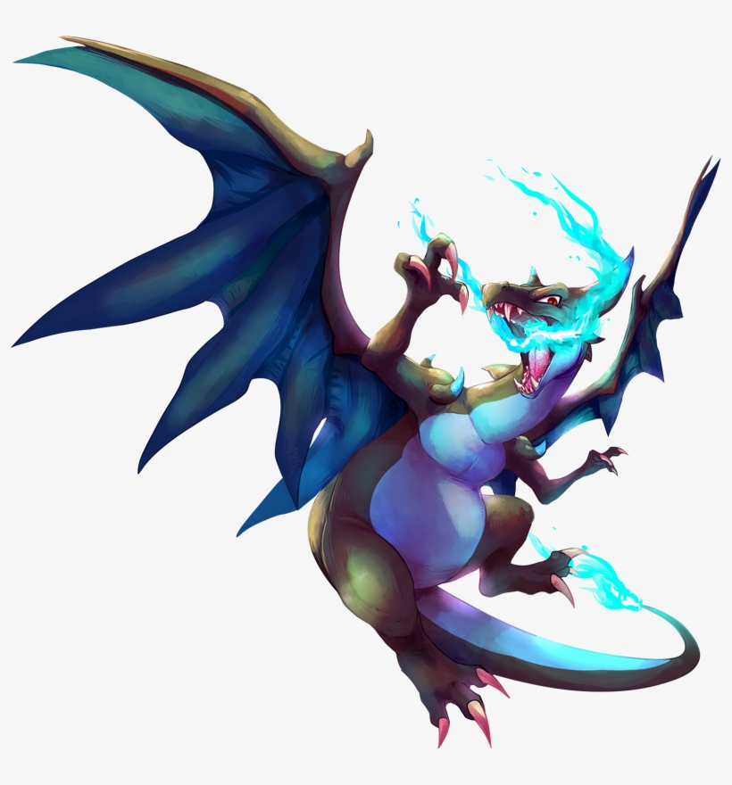 Download 1 Yorum - Mega Charizard X Png | Transparent PNG Download ...
