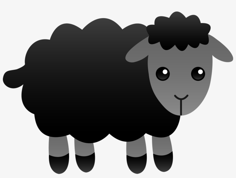 Black Sheep Vector - Baa Baa Black Sheep Clip Art PNG Image ...