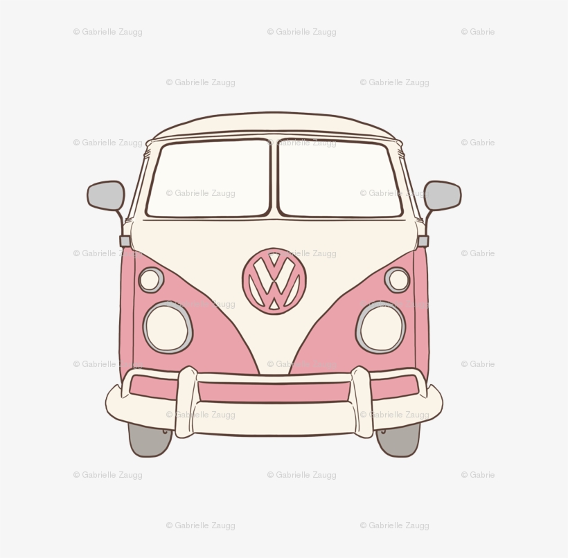 Download Volkswagen Bus Pink Png | Transparent PNG Download | SeekPNG