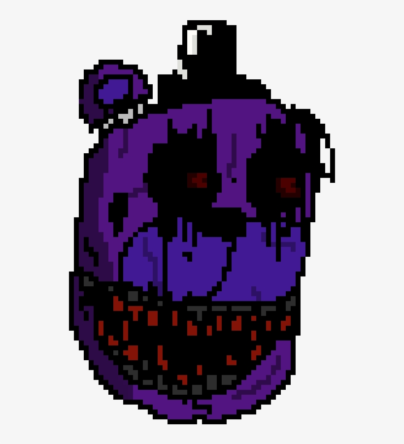 Download Sinister Shadow Freddy - Beats Pixel Art | Transparent PNG ...