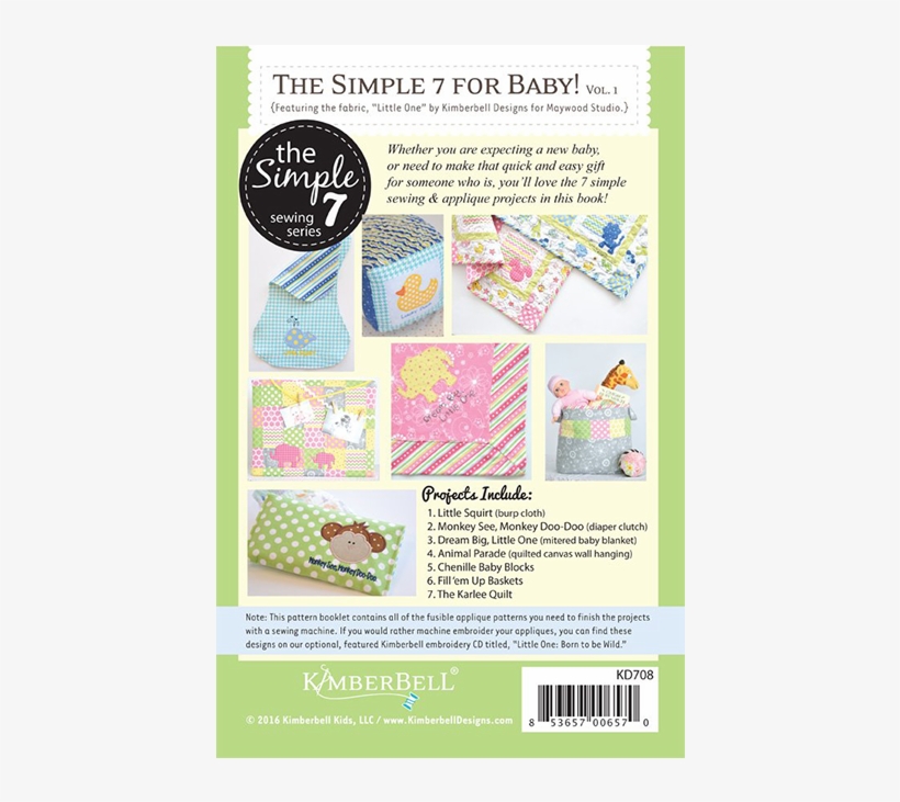 More Views - Kimberbell Designs Kimberbell Kd708 The Simple 7 PNG Image ...