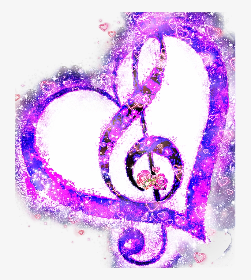 Nota Musical De Corazon Galactico🌟💫 - Musical Note PNG Image ...
