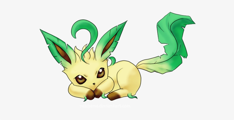 Leafeon By Raichana On Deviantart Clip Freeuse Download - Leafeon Png ...