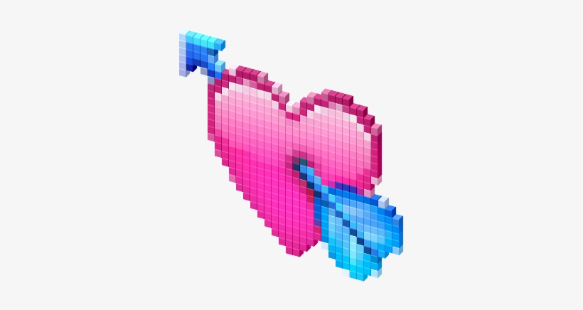 View Cursor On T-shirt - Minecraft Heart With Arrow PNG Image ...