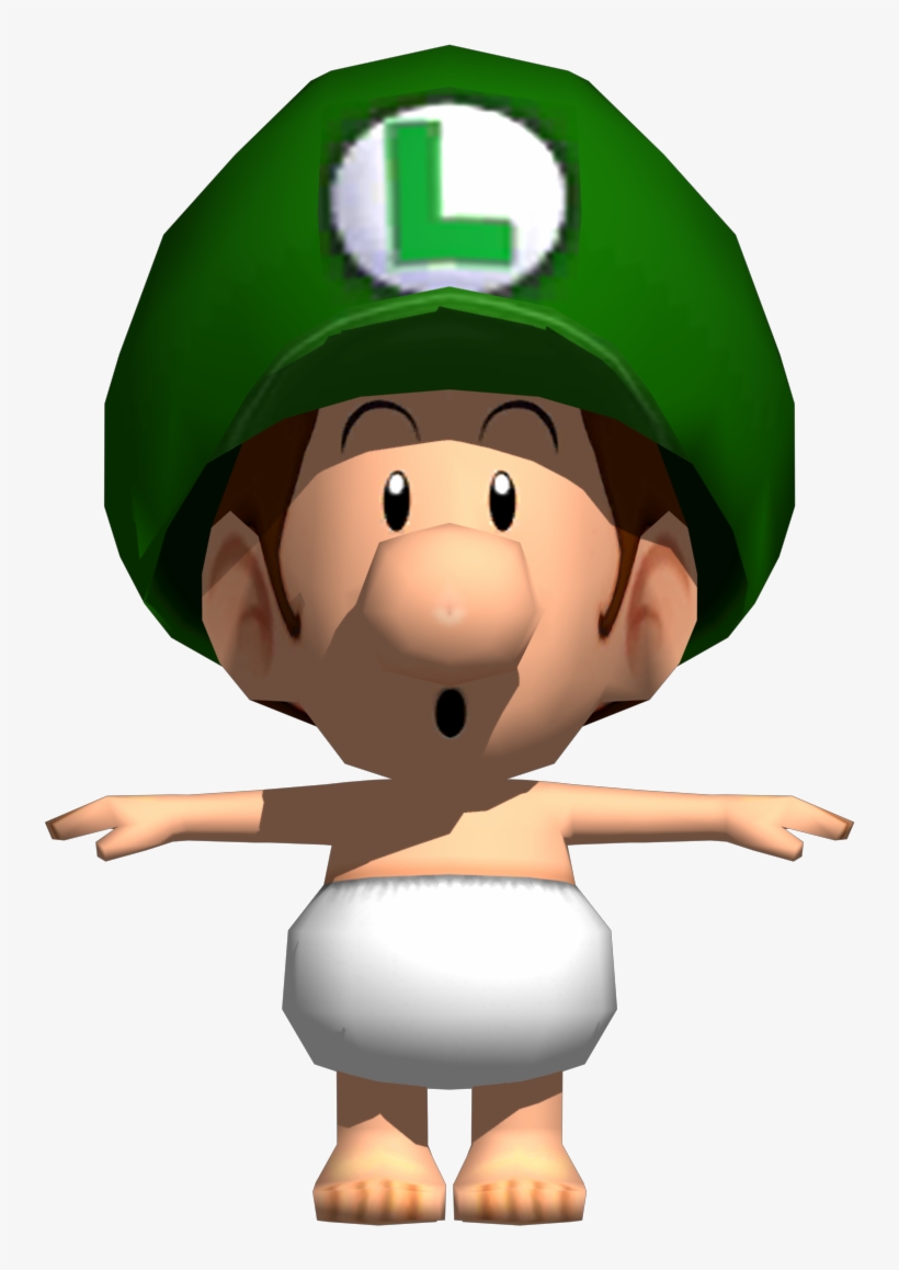Baby Luigi Diaper Model - Luigi PNG Image | Transparent PNG Free ...