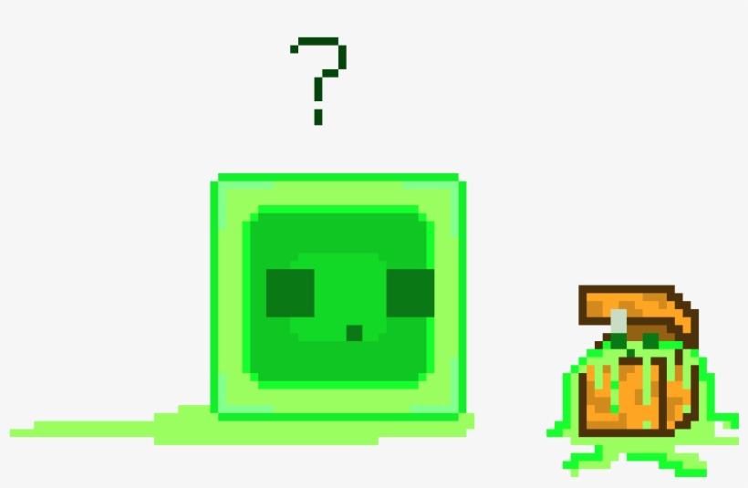 Minecraft Slime In A Chest - Illustration PNG Image | Transparent PNG ...