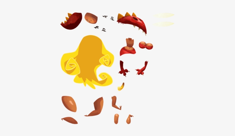 Download Unused Sprite, It's Actually The Edith Up Nymph, That - Rayman ...