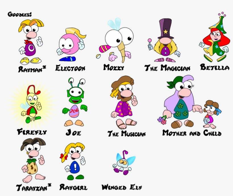 One Of Rayman Main Objective Is To Help Save The Electoons - Rayman ...