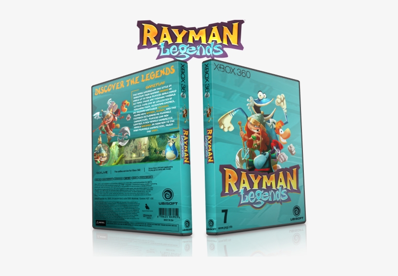 Rayman Legends Box Art Cover - Rayman Origins PNG Image | Transparent ...