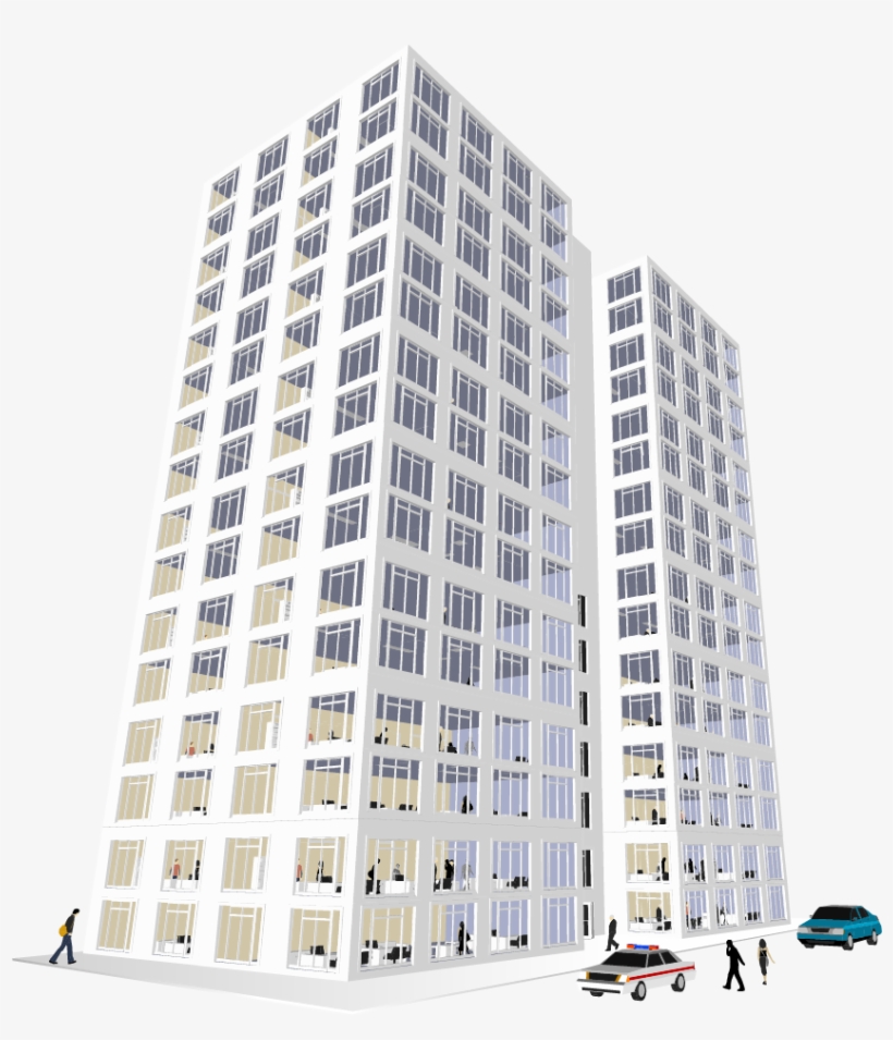 Office Clipart Office Block - Building Construction Png PNG Image ...