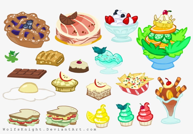 Food By Wolfsknight On Deviantart - Mlp Food PNG Image | Transparent ...