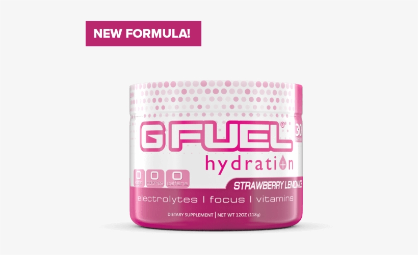 Gfuel Hydration - Strawberry Lemonade - G Fuel Hydration PNG Image ...