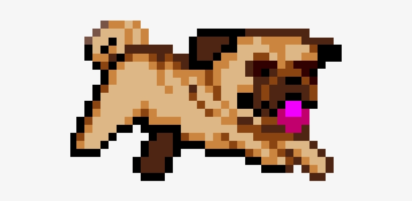 It's A Doggo , A Puggo , And My Favorite Dog A Pug - Pixel Art Dog Gif ...