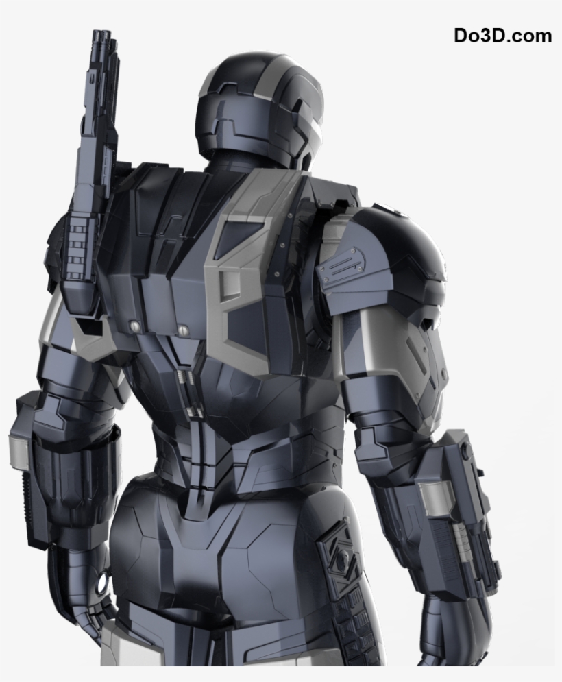 War Machine Mark 3 From Civil War - Civil War Black Iron Man PNG Image ...