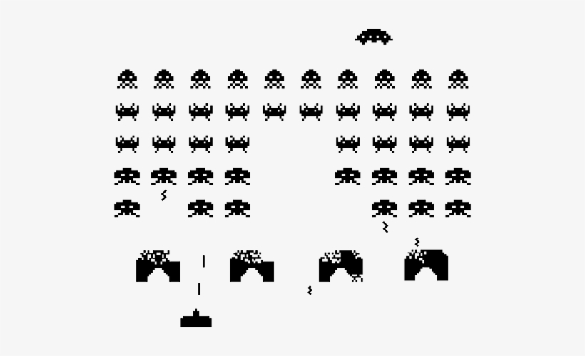 Car & Motorbike Stickers - Estampado Space Invaders PNG Image ...