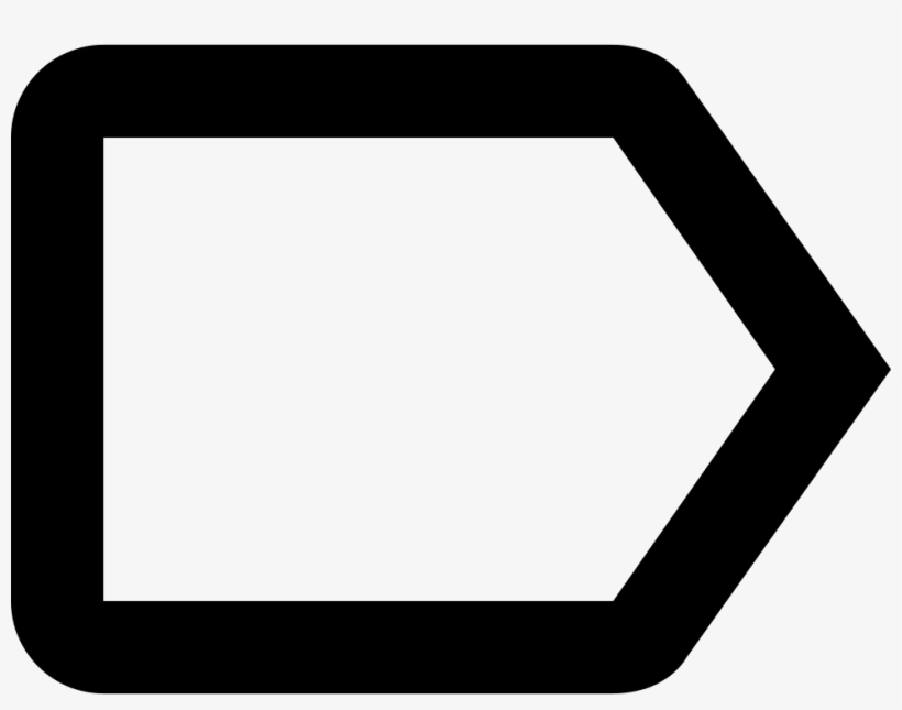 Right Arrow Outline Svg Png Icon Free - Label Icon Png PNG Image ...