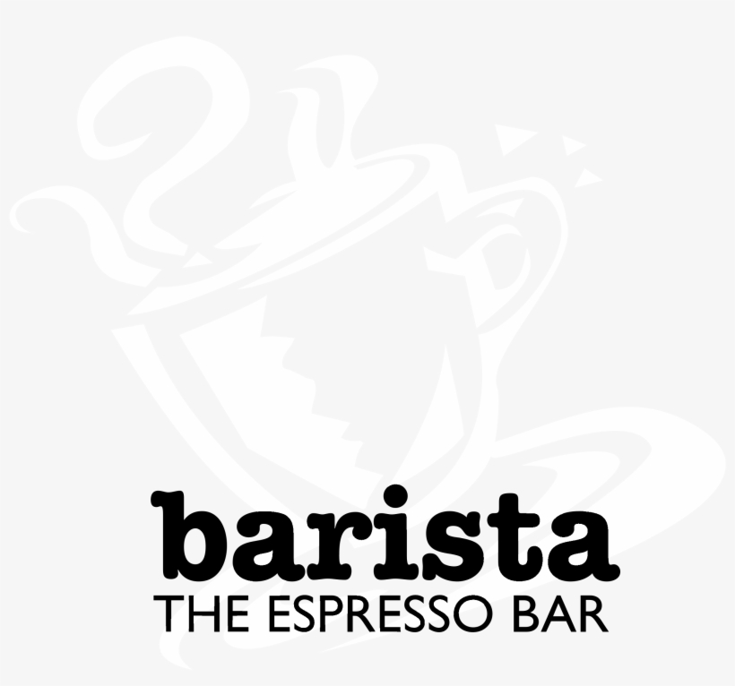 Download Barista 01 Logo Black And White - Vector Barista | Transparent ...