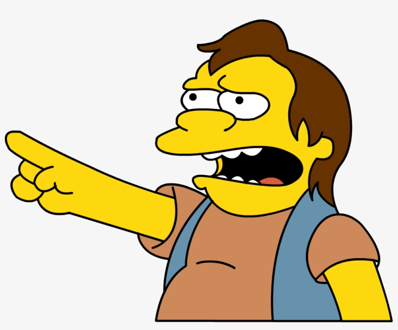 Ha Ha Simpsons Png - Ha Ha Nelson Png PNG Image | Transparent PNG Free ...