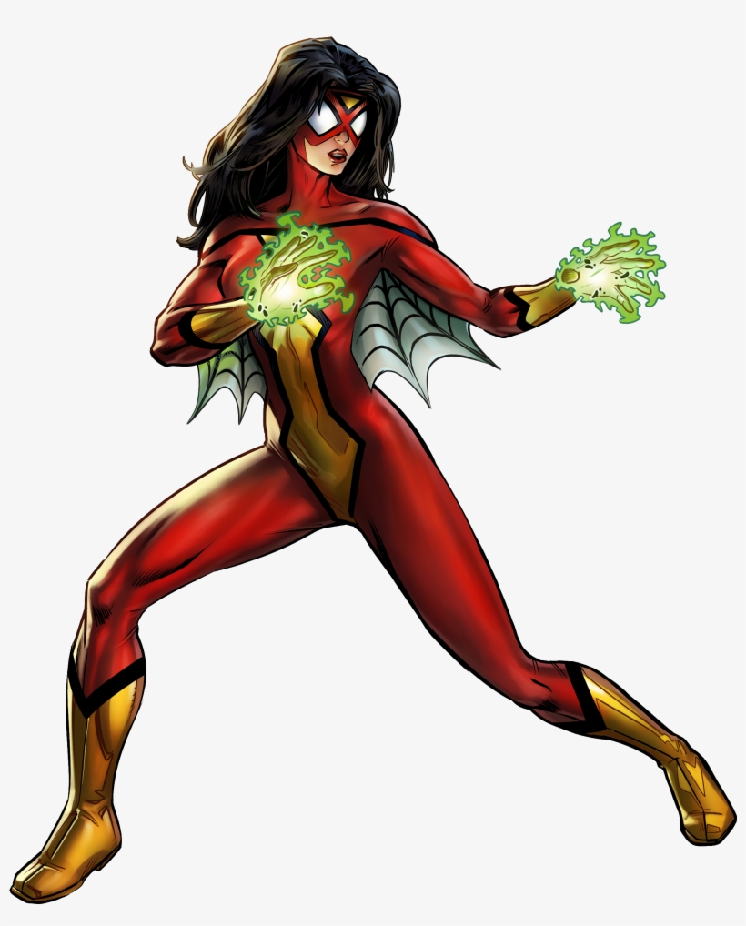 Spider-woman, Jessica Drew - Spider Woman Avengers Alliance 2 PNG Image ...