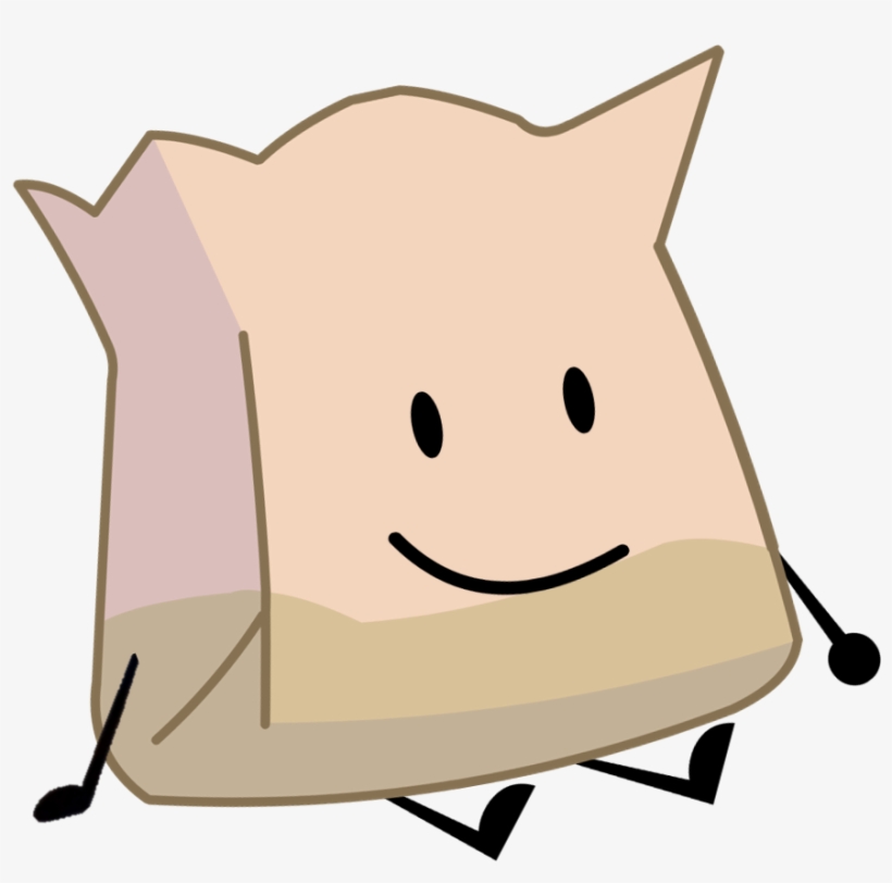 Better New Barf Bag Pose - Battle For Dream Island Barf Bag PNG Image ...