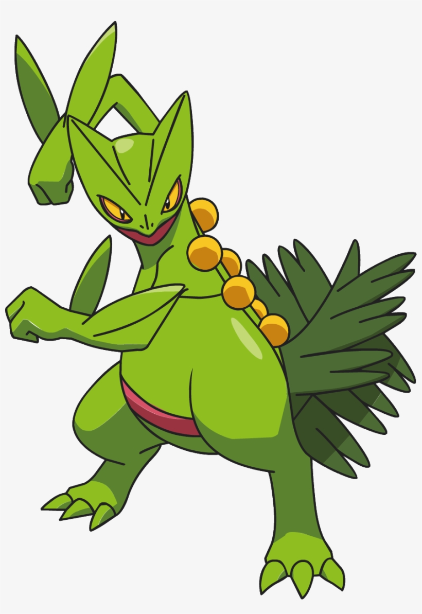 Download 254sceptile Ag Anime 3 - Pokemon Sceptile Png | Transparent ...