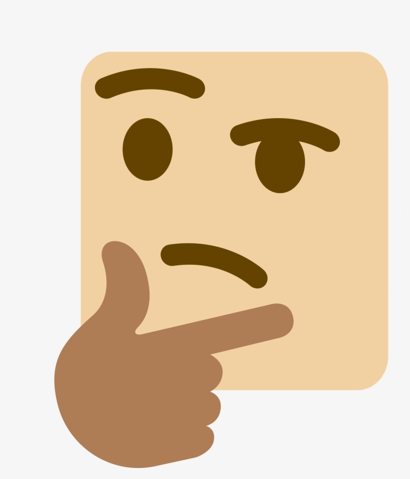 Download Skintonethink - Discord Thinking Emoji | Transparent PNG ...