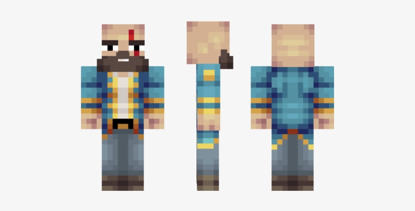 Captain Thomas Cloud Minecraft Skin - Fictional Character PNG Image ...