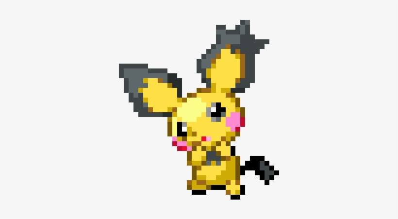Pichu - Spiky Eared Pichu Sprite PNG Image | Transparent PNG Free ...