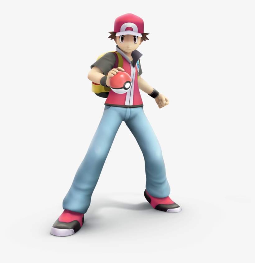 Download Pokemon Trainer Smash Bros Trophy Render By Nibroc - Pokemon Trainer Red 3d ...