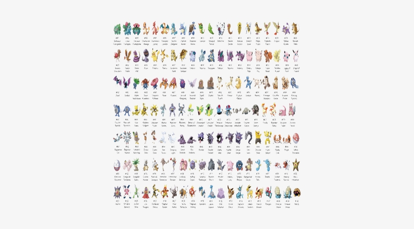 30 Shiny Pokemon - Emoticon PNG Image | Transparent PNG Free Download ...