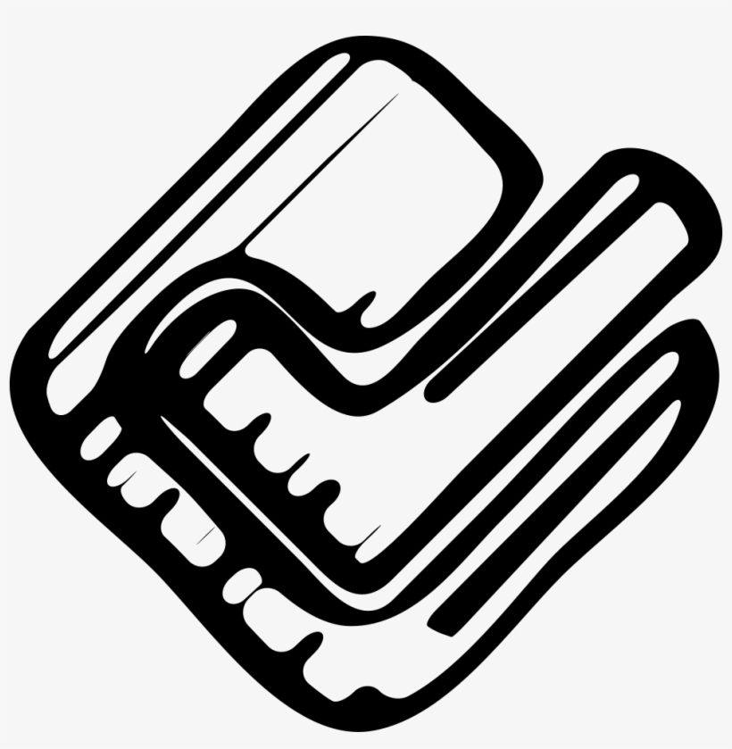 Foursquare Sketched Logo Outline - Emblem PNG Image | Transparent PNG ...