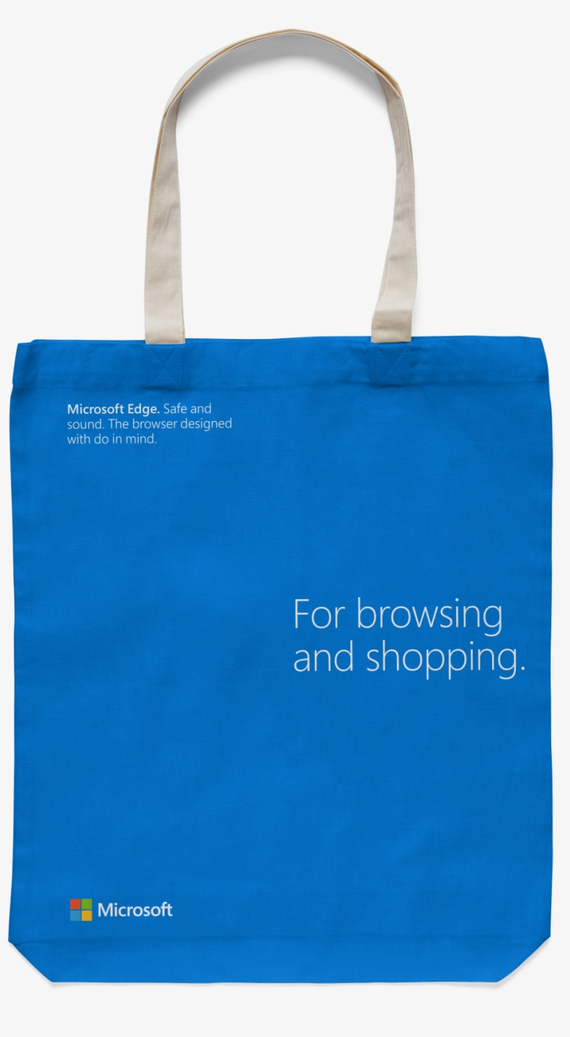 Launch Collateral For The Microsoft Edge Brand, Created - Tote Bag PNG ...