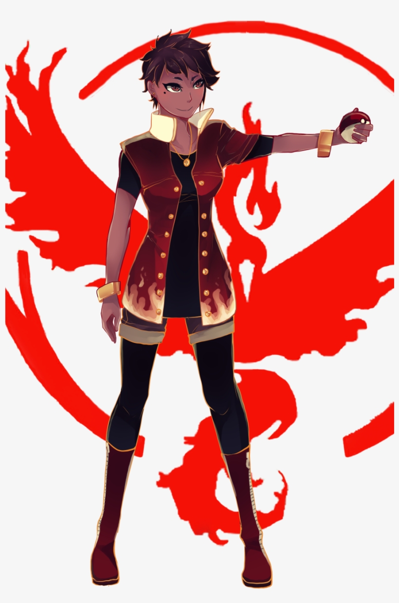 Showing Some Team Valor Pride - Logos Pokemon Go Moltres PNG Image ...