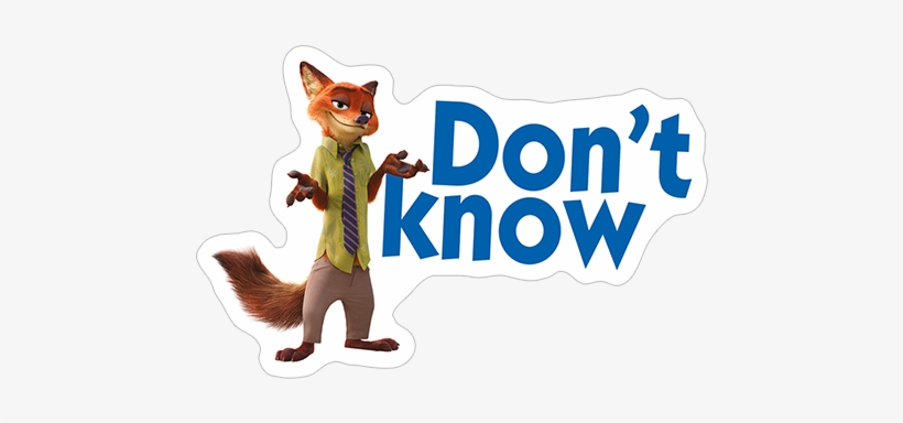 Viber Sticker «zootopia» - Nick Wilde Zootopia Fox PNG Image ...