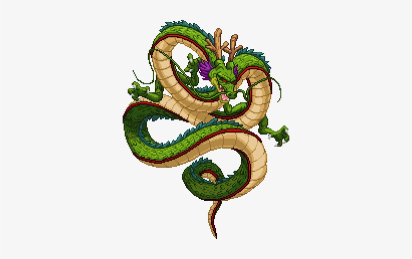 Pixel Https Balthazar Deviantart - Shenron Sprite PNG Image ...