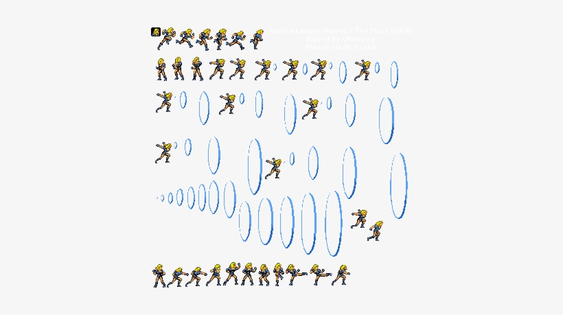 Black Canary - Black Flash Sprite Sheet PNG Image | Transparent PNG ...