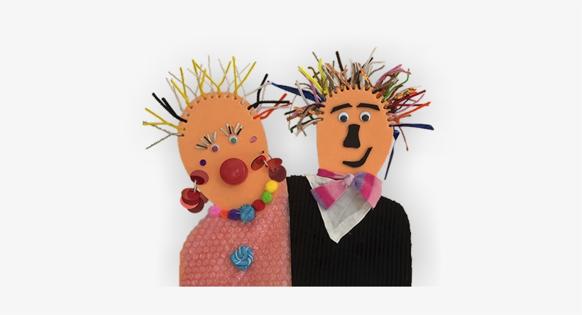Scrap Couple Are Characters Born In The Scrapstore - Scrap PNG Image ...