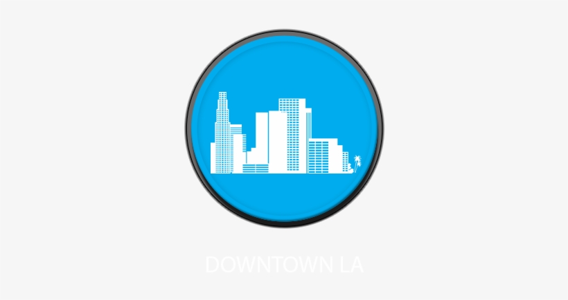 Download Icon Downtown La - Los Angeles | Transparent PNG Download ...