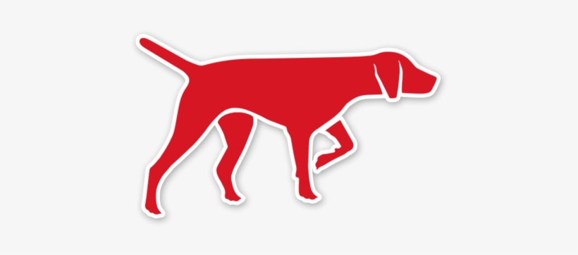 Fowldog Red White Outline - Dog PNG Image | Transparent PNG Free ...