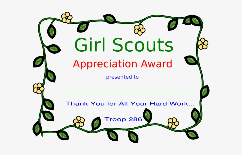 How To Set Use Girl Scout Appreciation Clipart PNG Image | Transparent ...