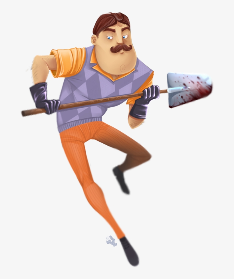 Download Hello Neighbor By Anastafury - Hello Neighbor Art Png ...