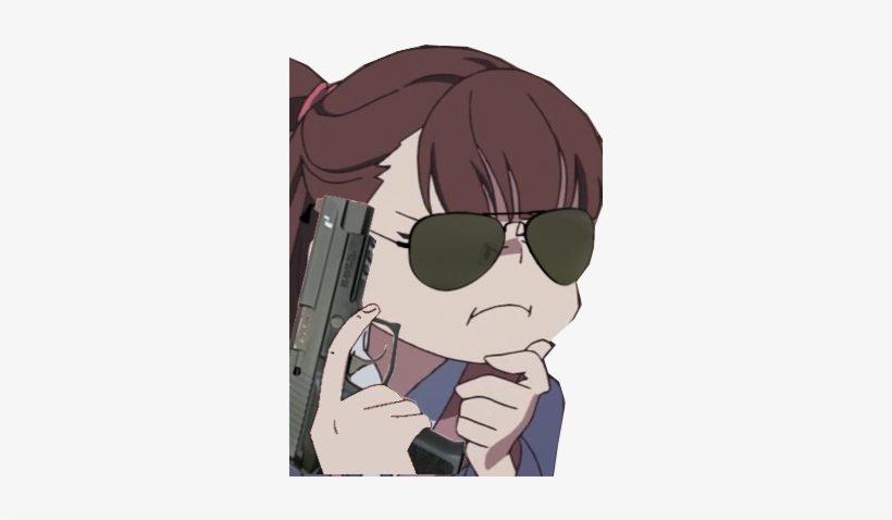 View Samegoogleiqdbsaucenao 1487127299147 , - Akko With A Gun PNG Image ...