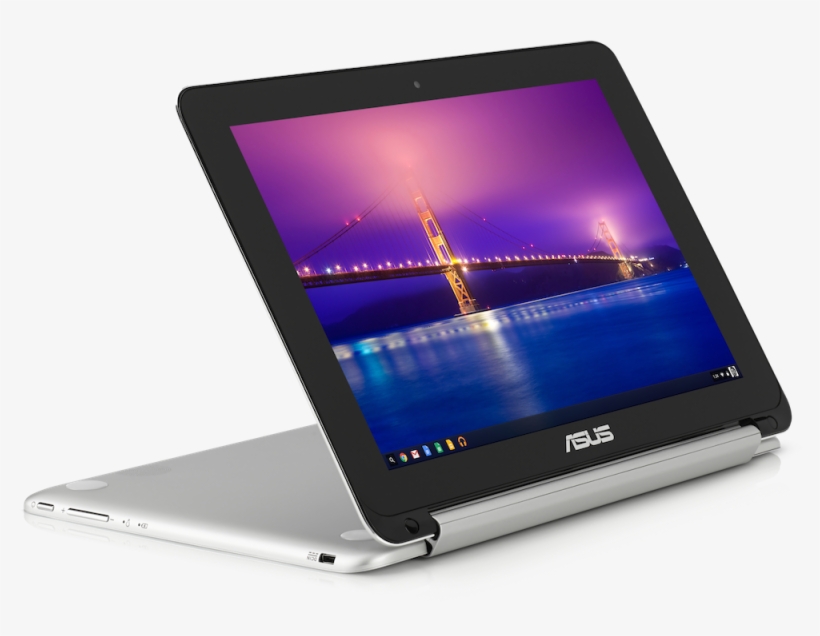 Open Asuschromebook10 Silver - Asus Flip Chromebook PNG Image ...