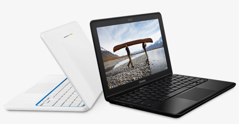 2 Hp Chromebook 11 Black White - Chromebook Black And White PNG Image ...